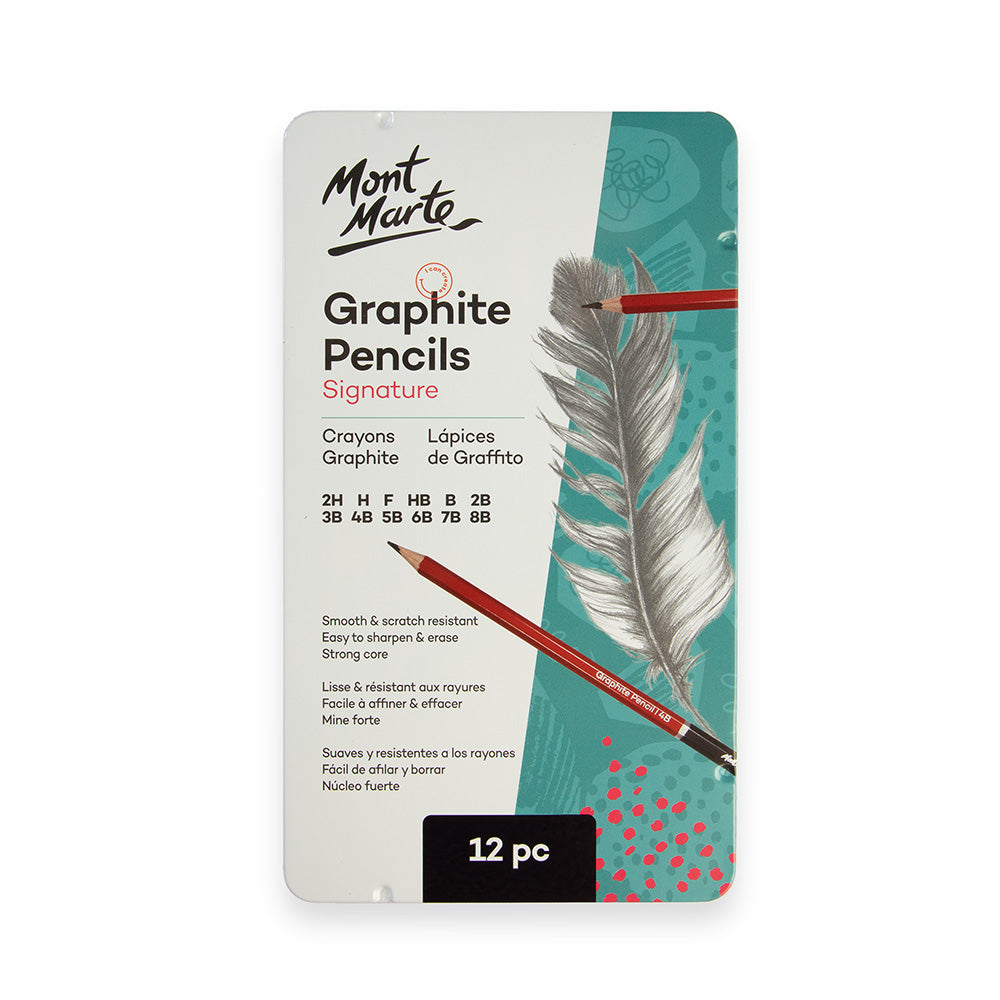 Graphite Pencils Signature 12pc – Mont Marte