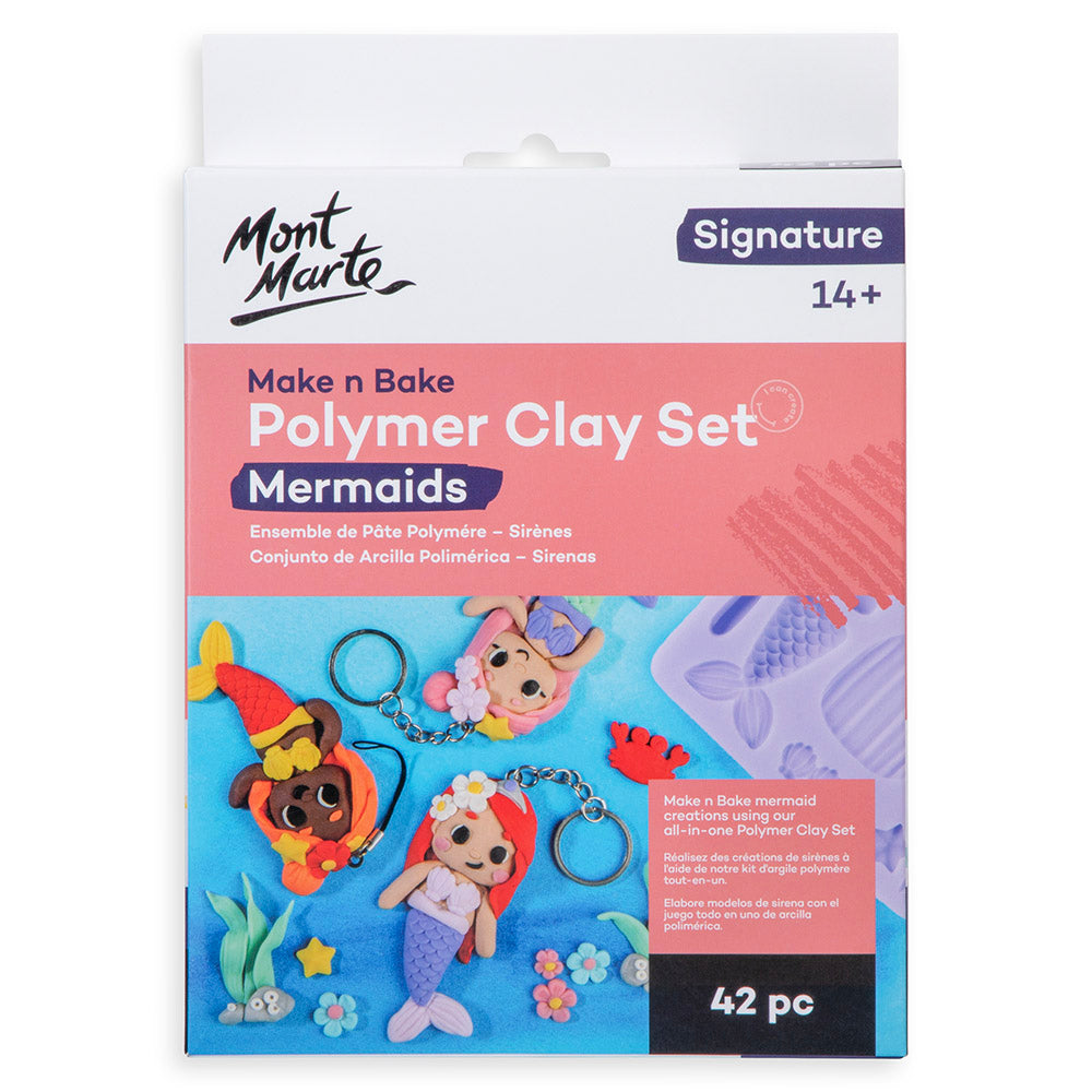 Polymer Clay Set 42pc Signature - Mermaids – Mont Marte