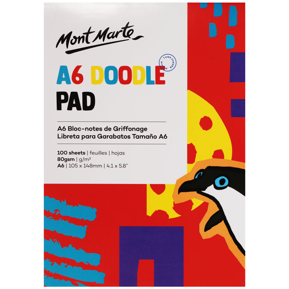 Doodle Pad A6 100 Sheet - Penguin – Mont Marte Australia