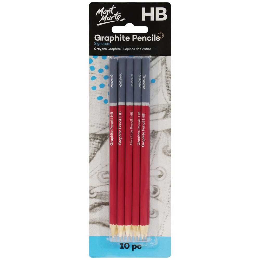 Graphite Pencils HB Signature 10pc – Mont Marte
