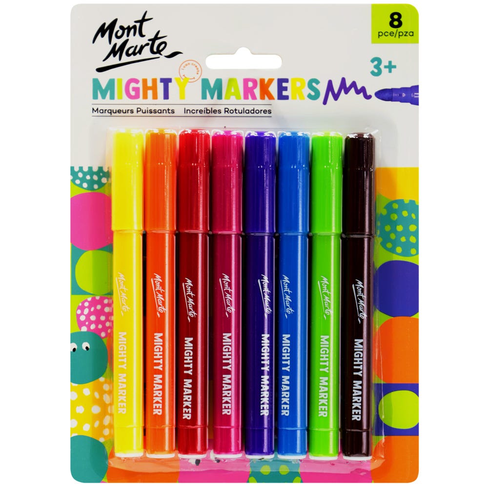 Mighty Markers 8pc – Mont Marte