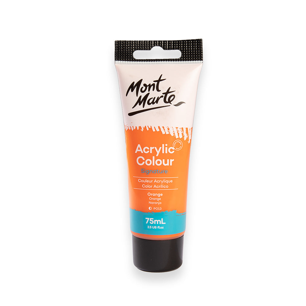 Acrylic Colour Paint Signature 75ml Tube - Orange – Mont Marte Australia