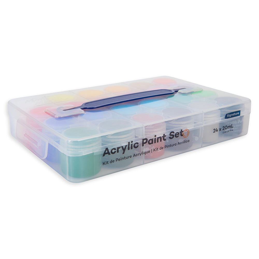 Acrylic Paint Pot Set Signature 24pc x 20ml – Mont Marte Australia