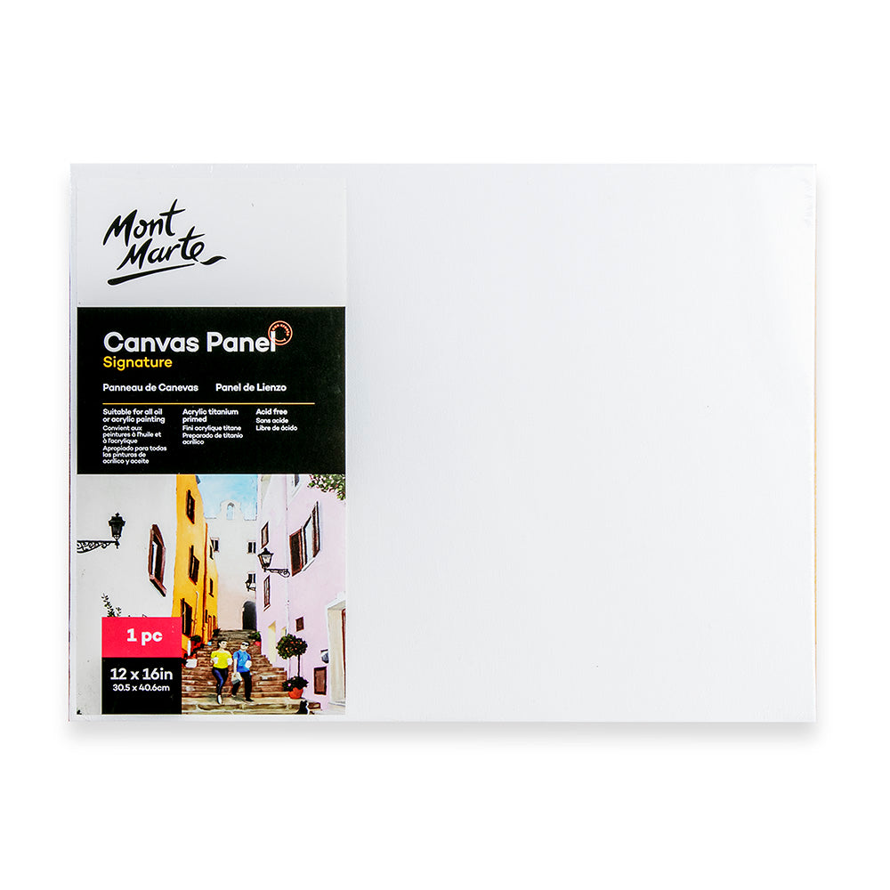 Canvas Panel Signature 1pc 30.5 x 40.6cm (12 x 16in) – Mont Marte