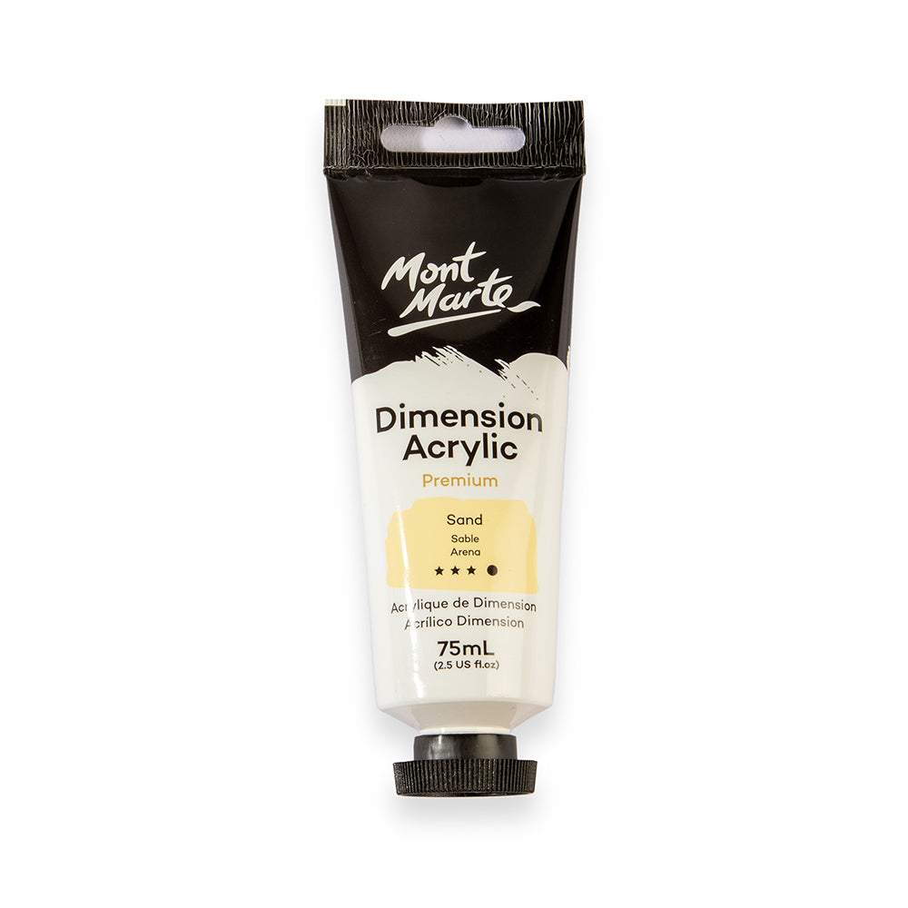 Dimension Acrylic Premium 75ml Tube - Sand – Mont Marte Australia