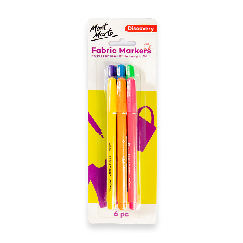Mont Marte Fabric Markers Discovery 6pc – Mont Marte Australia