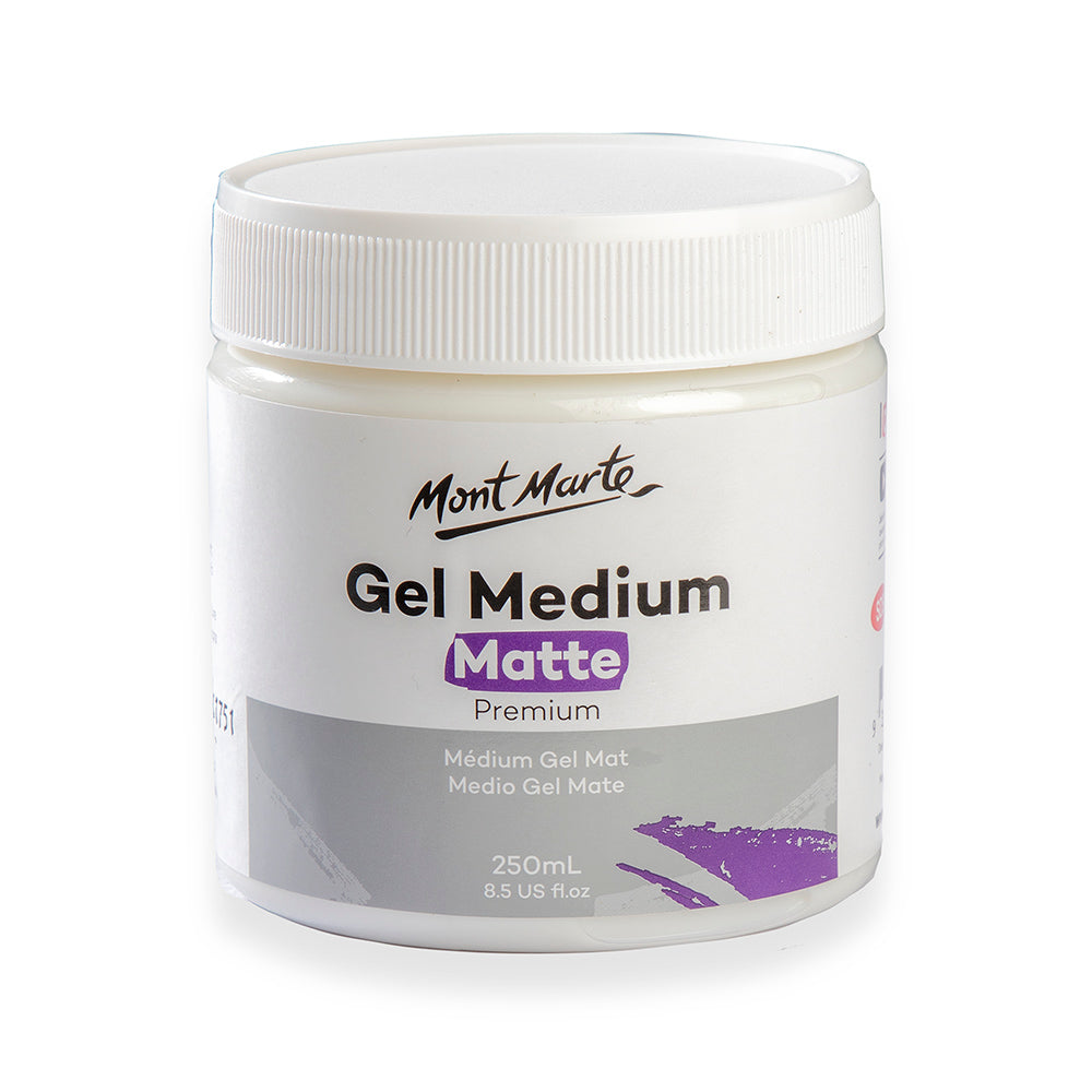 Gel Medium Matte Premium 250ml – Mont Marte Australia