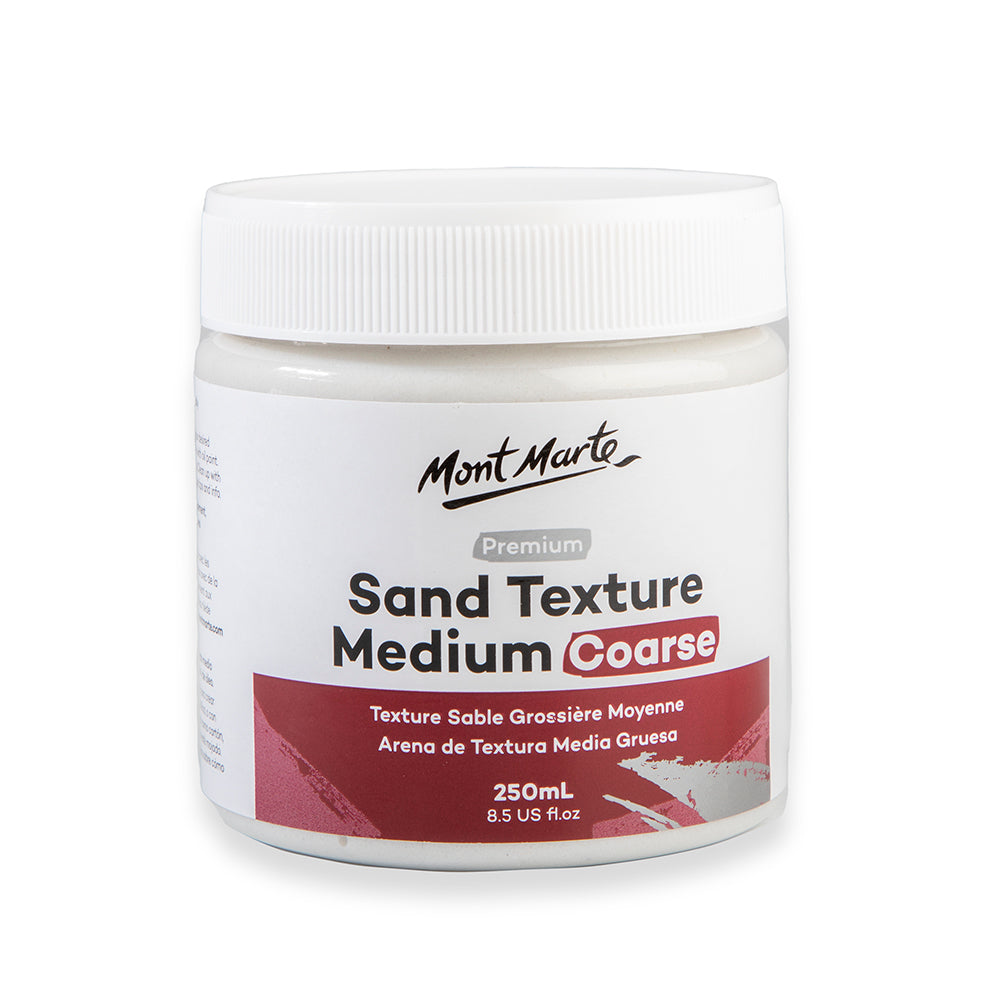 Mont Marte Sand Texture Medium Coarse Premium 250ml (8.5 US fl.oz)