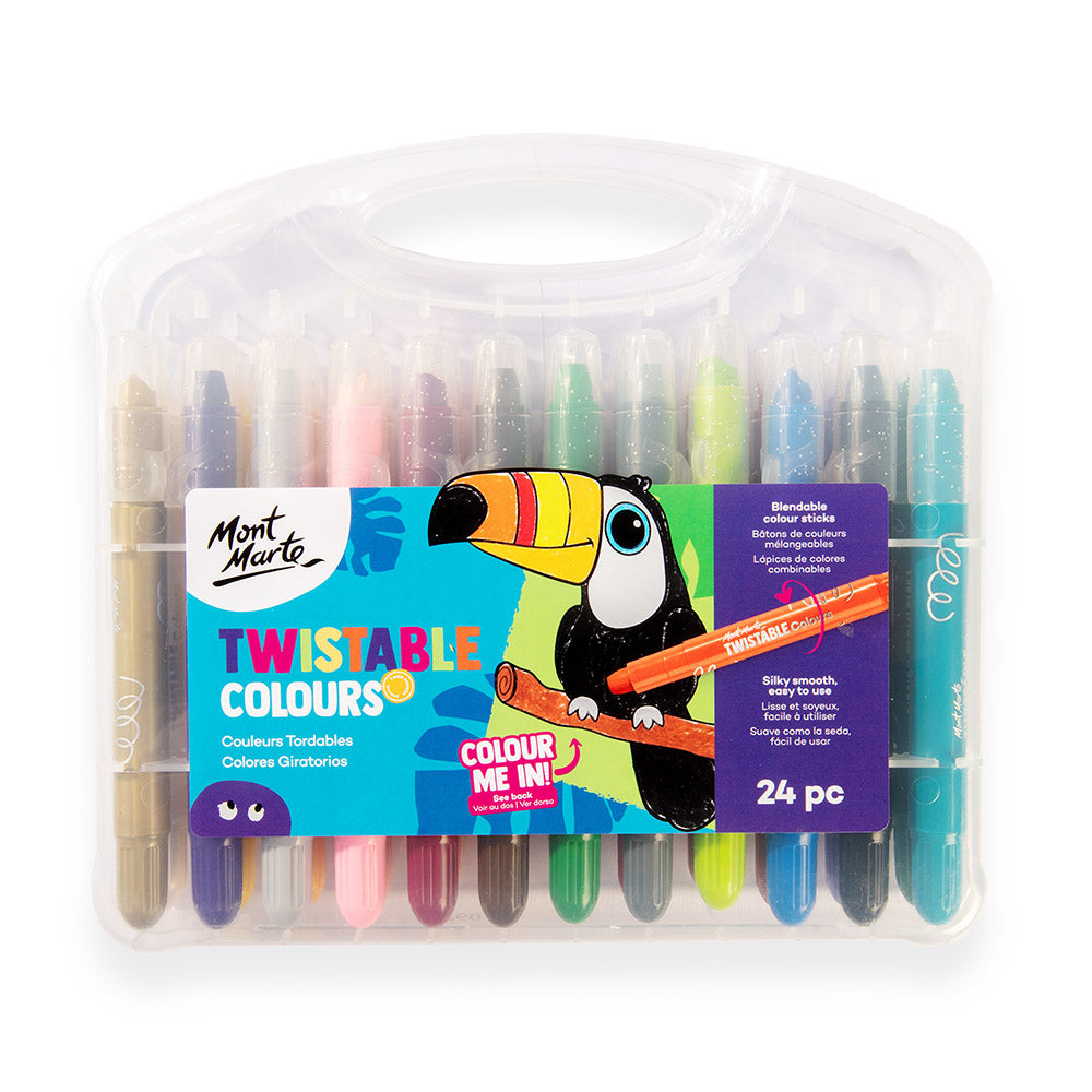 Mont Marte Twistable Colours in Case 24pc – Mont Marte Australia