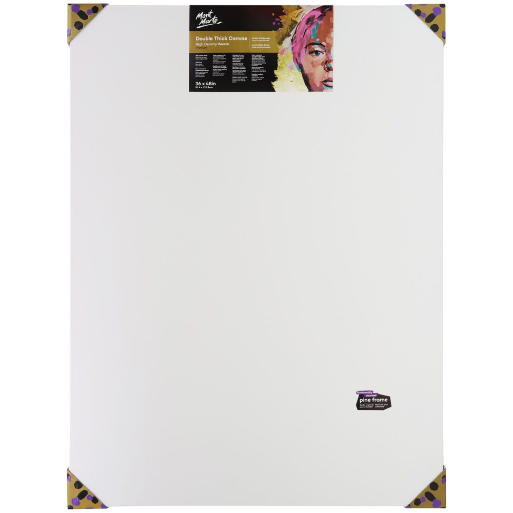 Double Thick Canvas Premium 91.4 x 121.8cm (36 x 48in) – Mont Marte ...