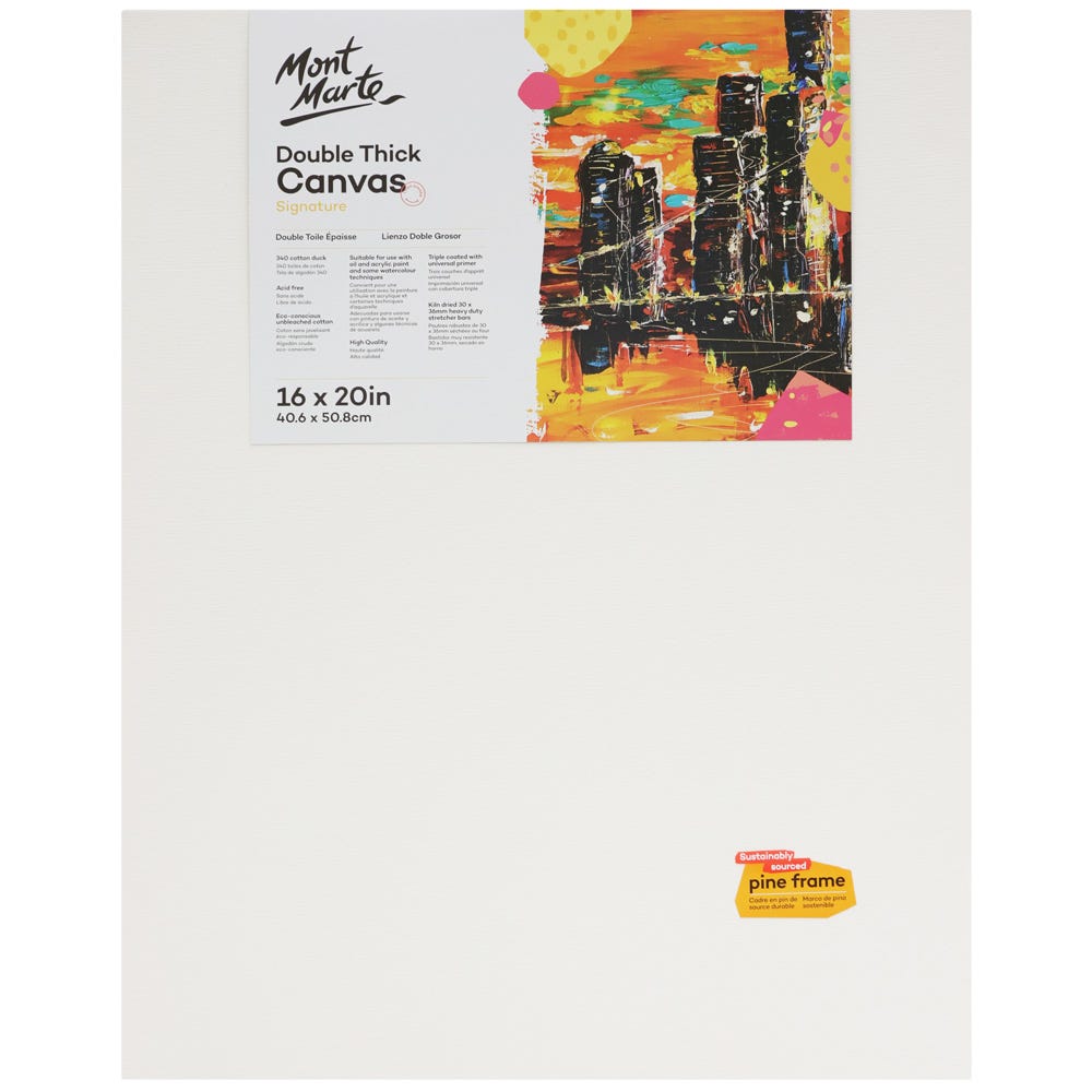Double Thick Canvas Signature 40.6 x 50.8cm (16 x 20in) – Mont Marte ...