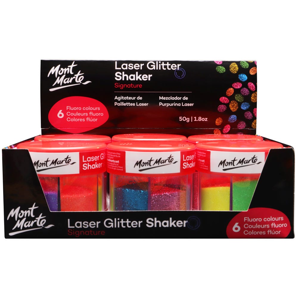 Laser Glitter Shaker Signature 50g – Mont Marte Australia