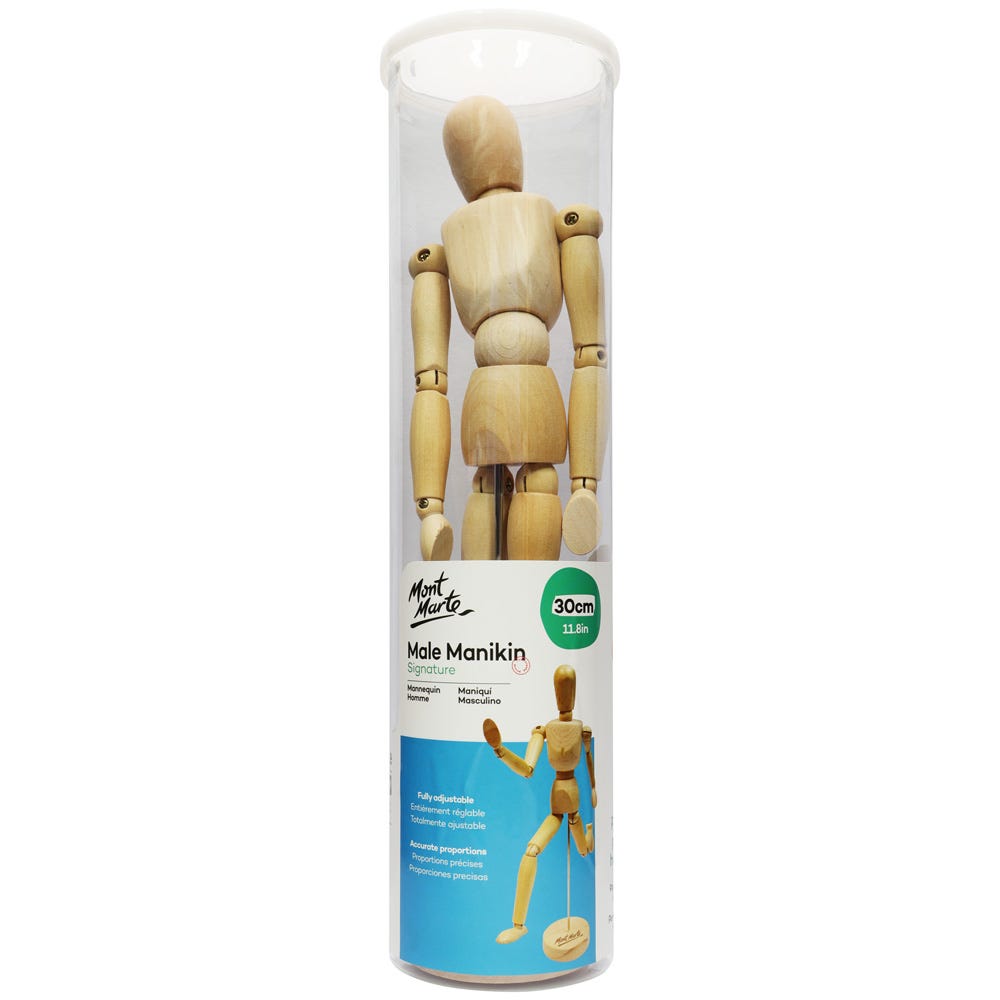 Male Manikin Signature 30cm (22.9in) – Mont Marte Australia