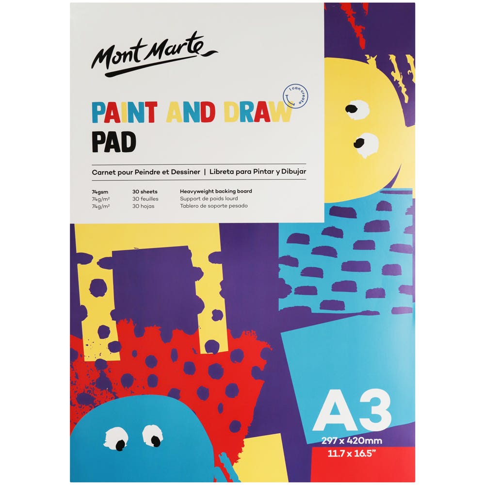 Paint & Draw Pad A3 – Mont Marte Australia
