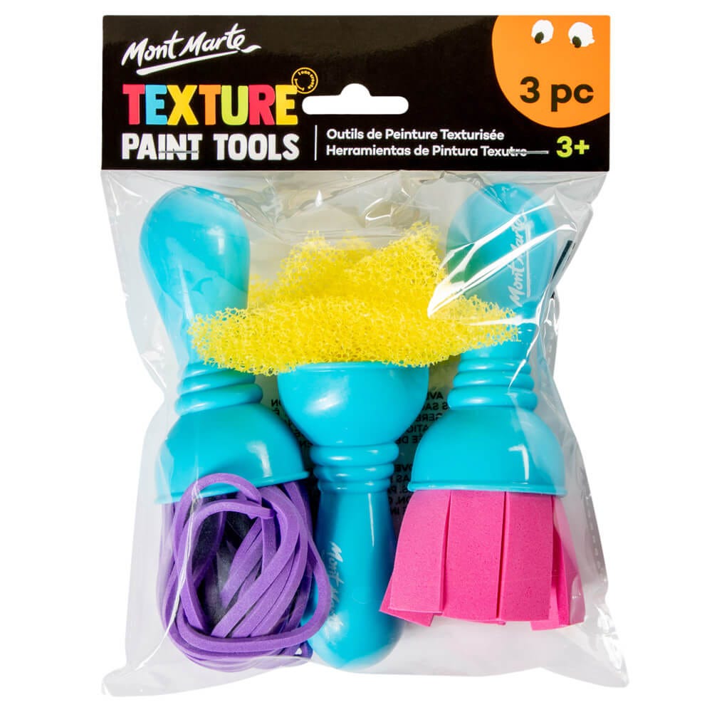 Texture Paint Tools 3pc – Mont Marte Australia