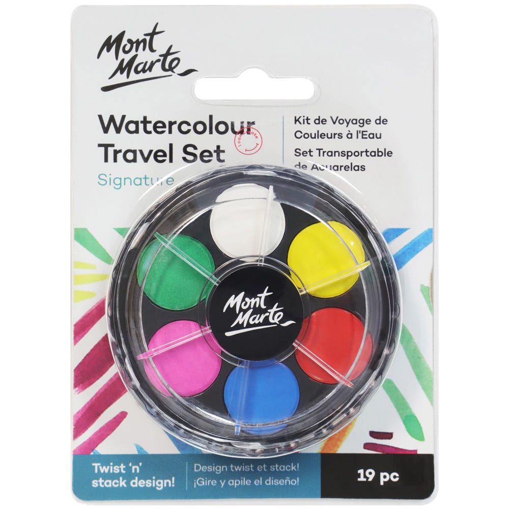 Watercolour Travel Set Signature 19pc